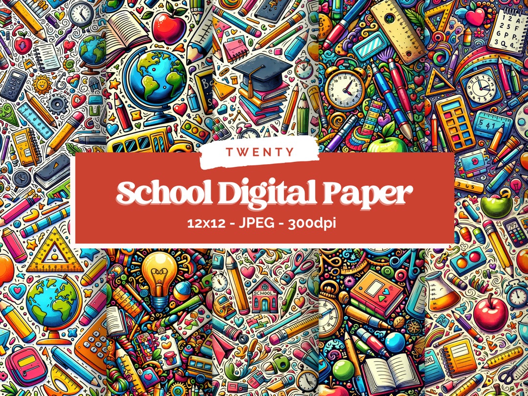 SCHOOL LIFE, School Teacher Graphics College Stationery Backgrounds ...