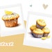 Lemon and Poppy Seed Muffin Clipart Bundle, Lemon PNG, Cupcake PNG ...