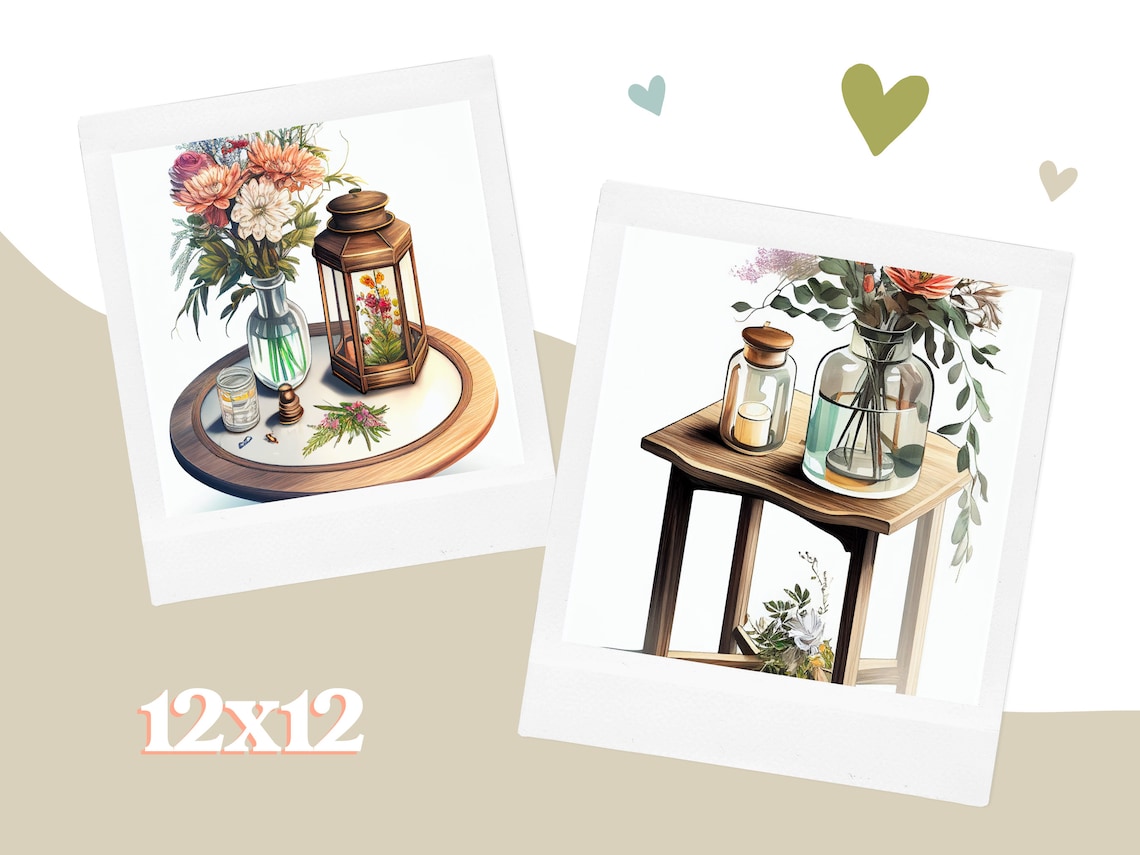 Watercolor Table Clipart Bundle Table Clipart Watercolor - Etsy