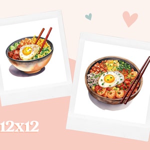 Watercolor Ramen Bowl PNG, Ramen Clipart, Kawaii Clipart, Food Clipart ...
