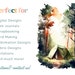 Watercolor Camping Clipart Bundle, Camping in Forest Clipart ...