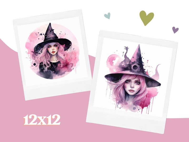Pink Witch Clipart, Witch Clip Art Png, Magic Clip Art, Mystical ...