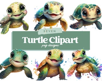 Sea Turtle, Cute Sea Turtle Clipart, Ocean Animals Sea Turtle PNG, Sea ...