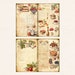 Vintage Cookbook Junk Journal Pages, Digital Scrapbook Paper Kit ...