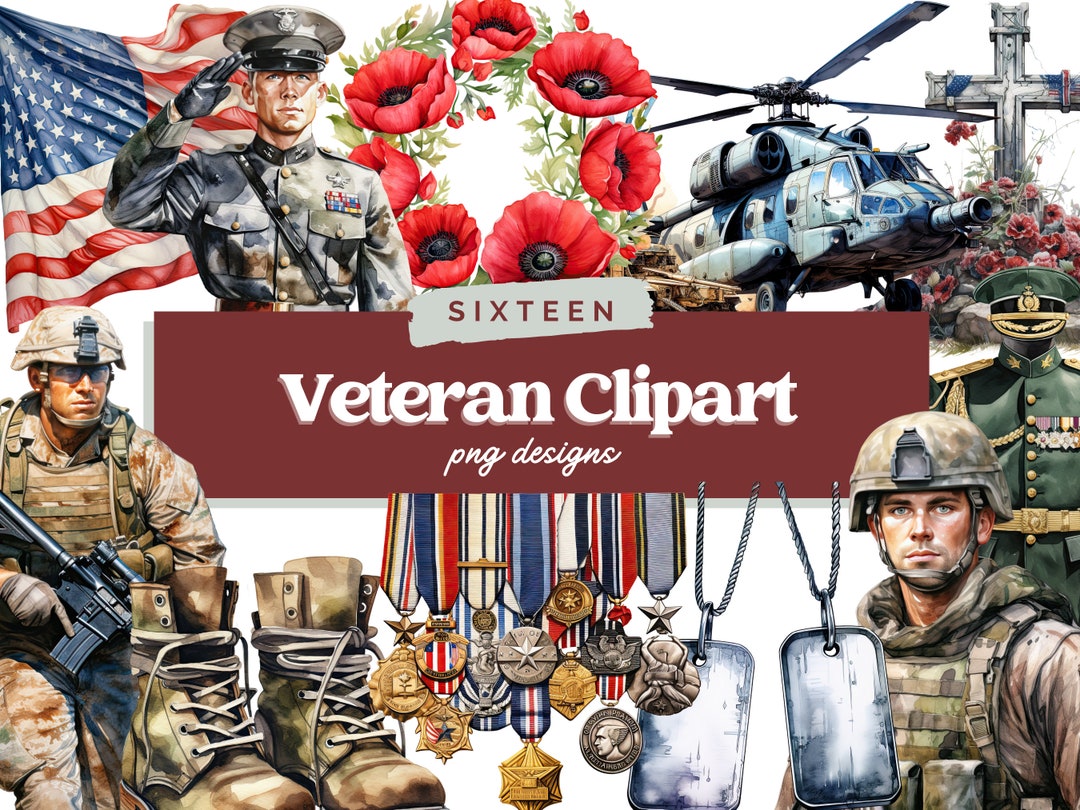 Veteran Clipart, Girl Veteran Clipart, Veterans Day Clipart, Military ...