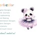 Ballerina Panda Clipart, Nursery Clipart, Kid Clipart, Children, PNG ...