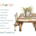 Watercolor Farm Table Clipart, Farmhouse Clipart, Barn Table Clipart ...