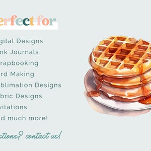 Waffles Breakfast Clipart, Waffle PNG, Dessert Png, Food Clipart ...