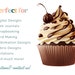 Chocolate Cupcake Clipart, Cupcake Clipart PNG, Digital Clipart ...
