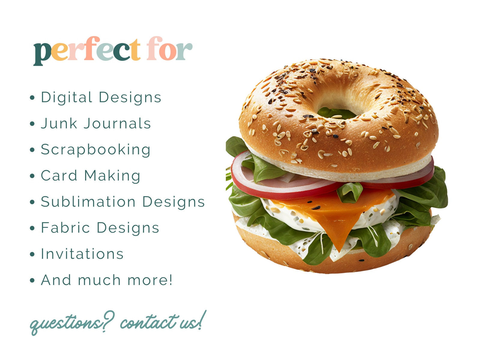 Bagel Clipart, Bagel PNG, Clipart Digital Art, Bagel Sandwich Clipart ...