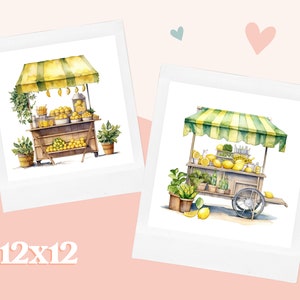 Lemonade Stand Clipart, Lemonade PNG, Summer Clipart, Pink Lemonade ...