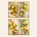 Lemon Junk Journal Pages, Digital Scrapbook Paper Kit, Fruit Printable ...