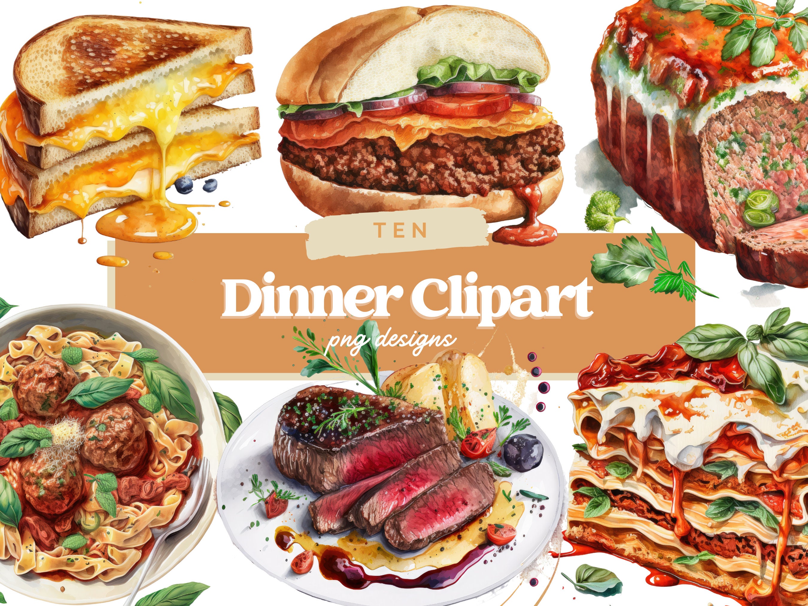 Dinner Menu Clipart