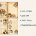Vintage Cookbook Junk Journal Pages, Digital Scrapbook Paper Kit ...
