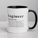Engineer Mug, Funny Enginner Definition Mug, Engineer Gift ...