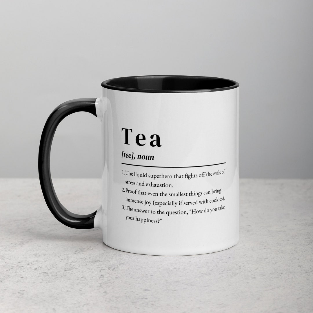 Tea Definition Mug: Funny Tea Lover Gift - Etsy