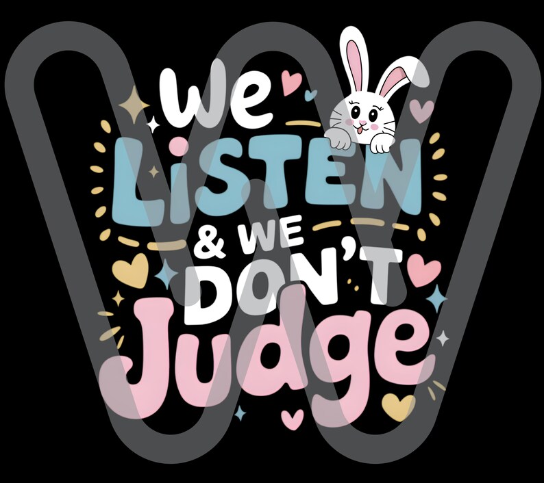 We Listen and We Don’t Judge - PNG Digital Download | Funny & Trendy T-shirt Design | Easter ...
