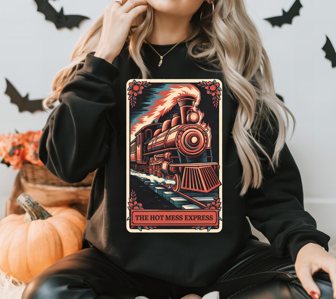 Hot Mess Express Tarot Card PNG, Funny Mom Quote Design (digital ...