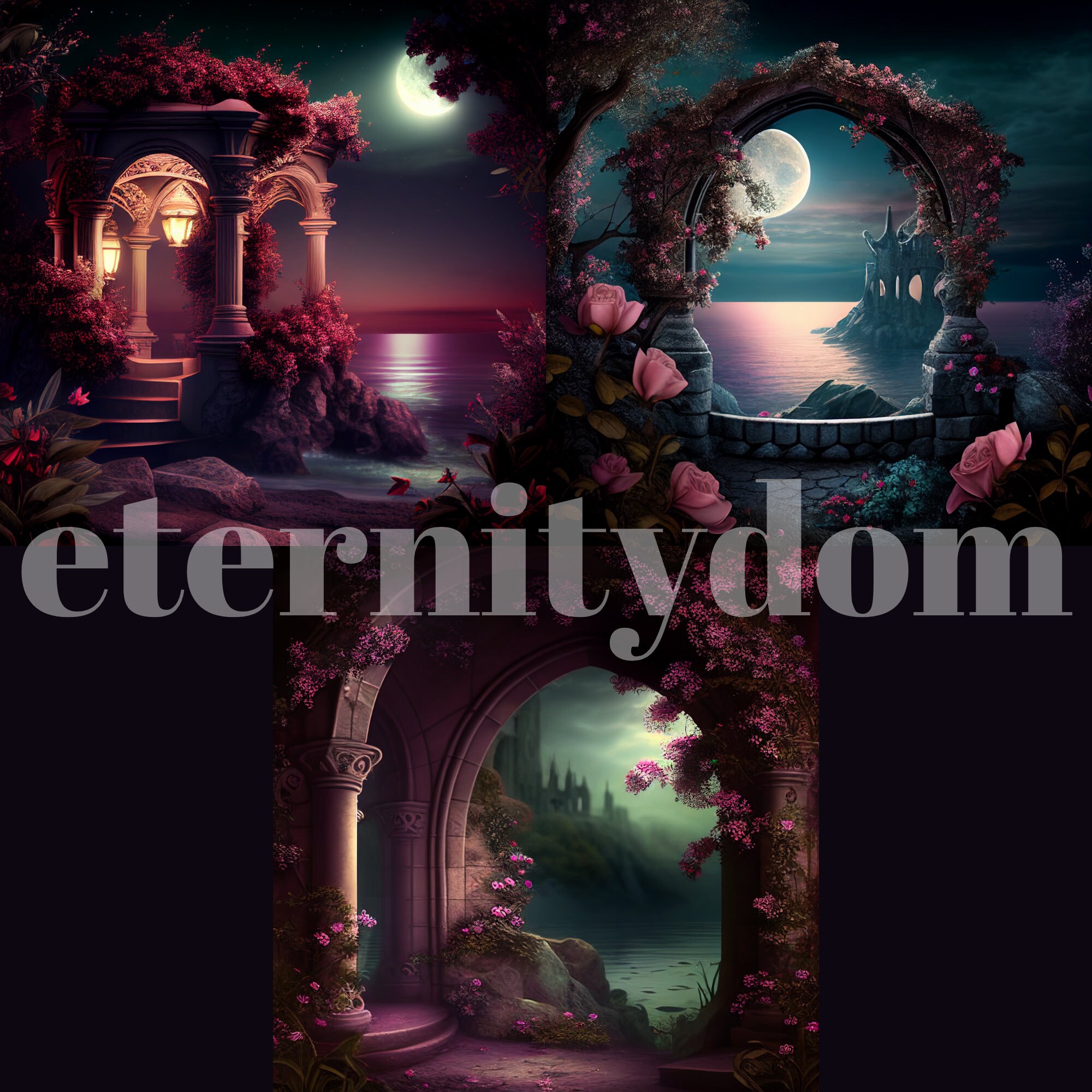 15 X Magical Fantasy Digital Backdrops, Maternity Digital Backdrops ...