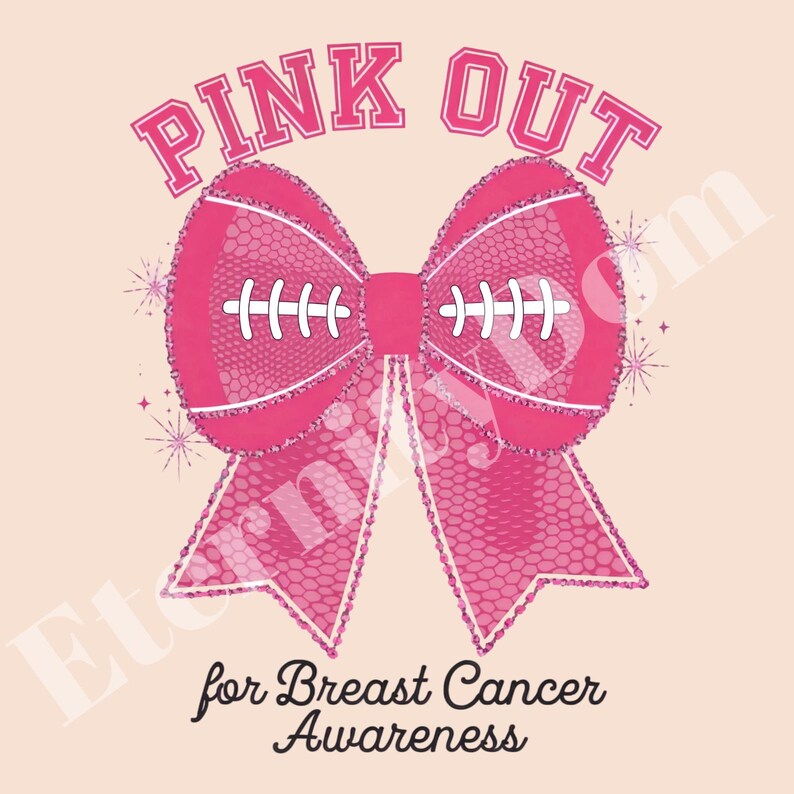 Football Pink Out Png, Breast Cancer Football Png, Breast Cancer ...