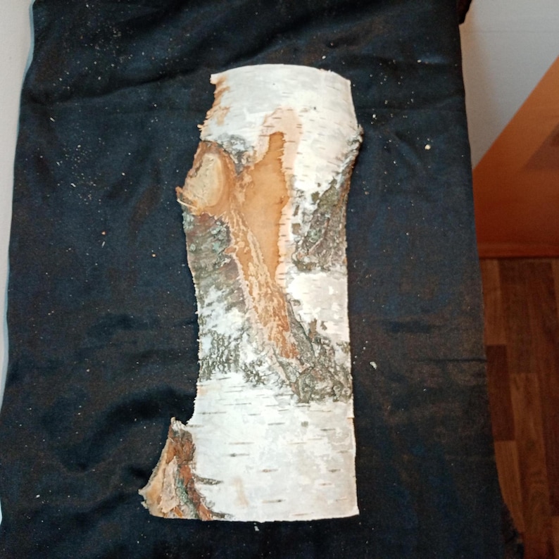 Birch Wood Plank Birch Boards Log Slab With Bark Hardwood Board - Etsy