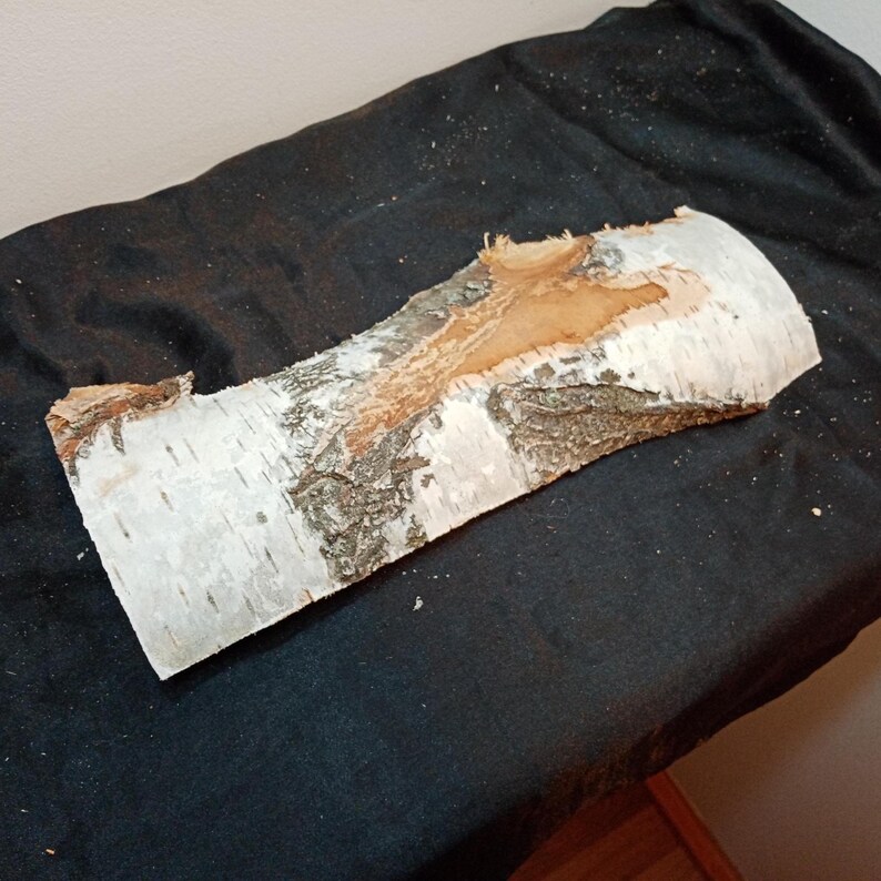 Birch Wood Plank Birch Boards Log Slab With Bark Hardwood Board - Etsy
