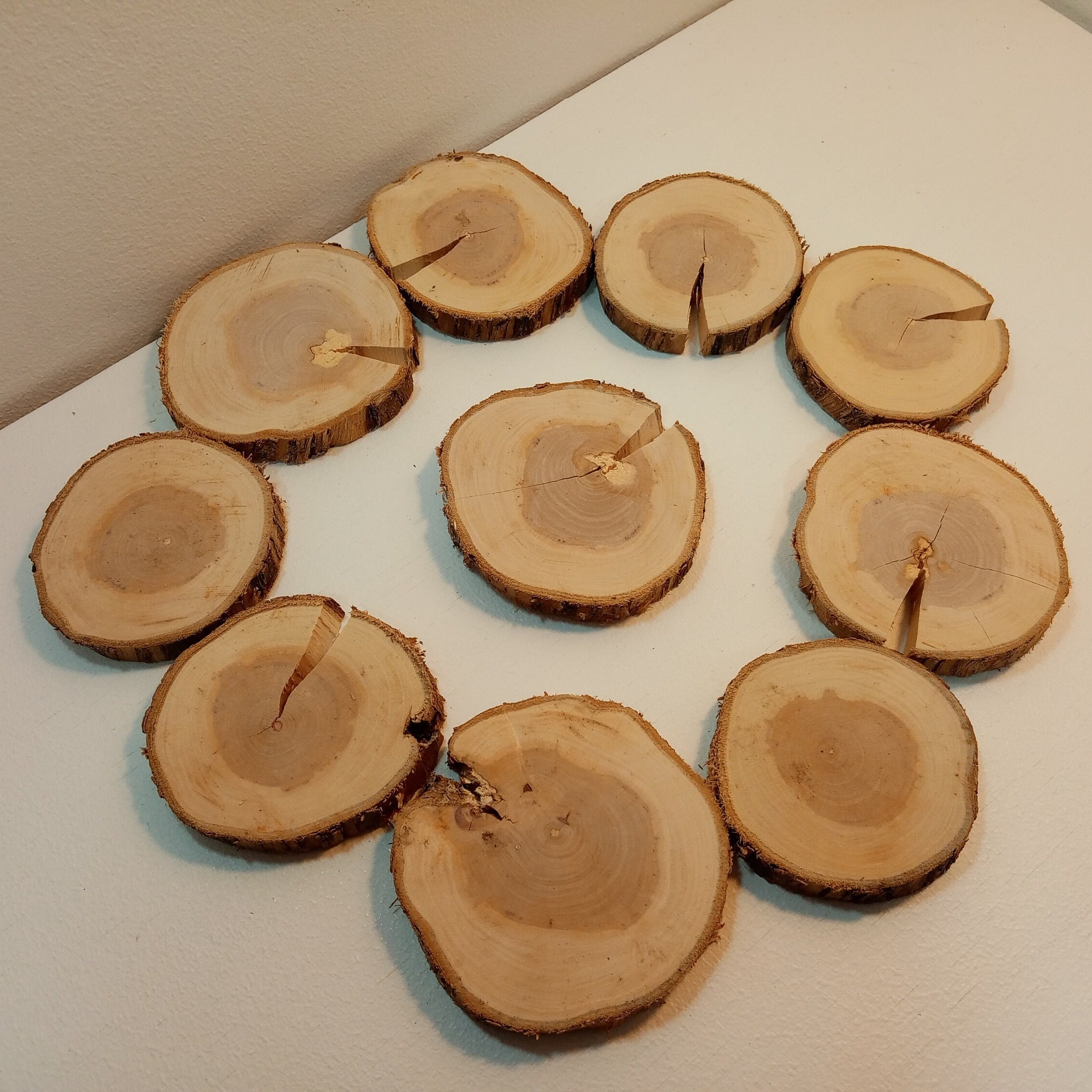 Wood Slices Lilac Tree Disc Wood Rings Wood Discs Rustic Wood Slices ...