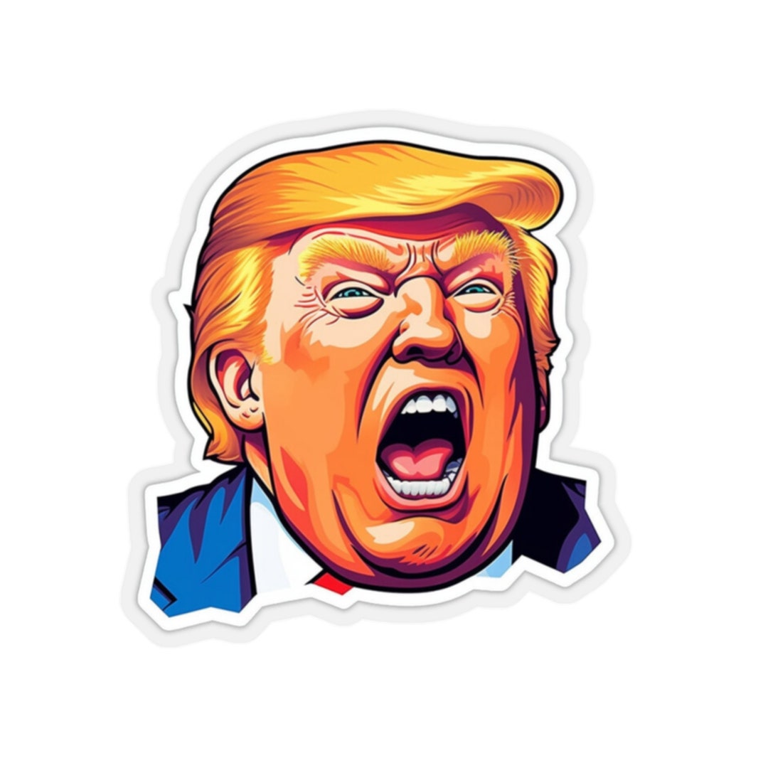 Donald Trump 2024 sticker Donald Trump Vinyl Stickers Funny - Etsy