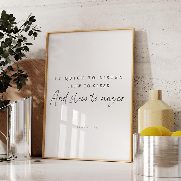 James 1 19 - Etsy