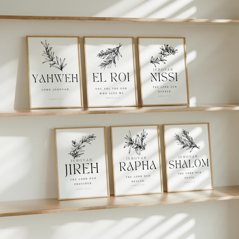 God Hebrew Poster - Etsy