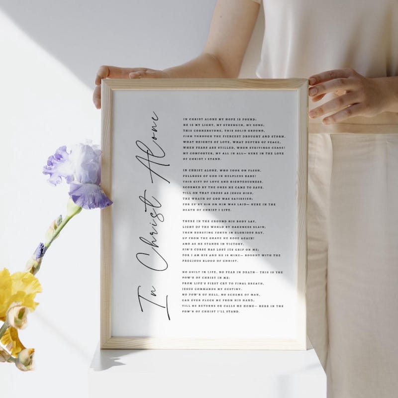 In Christ Alone - Etsy