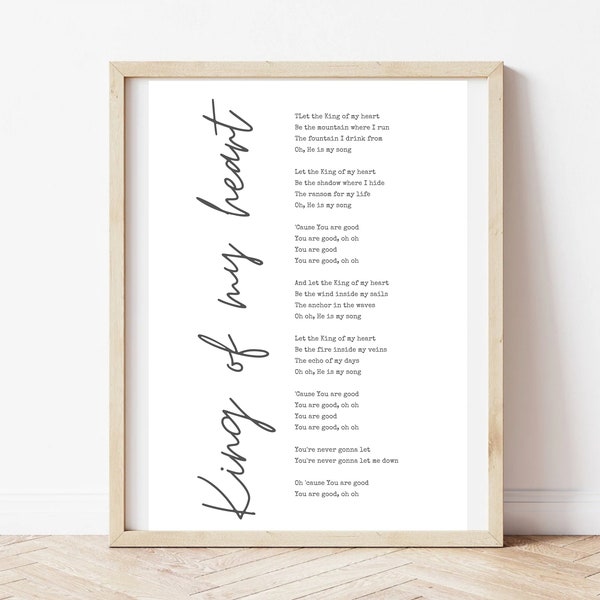 King of My Heart - Etsy