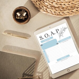 Printable SOAP Bible Study Template SOAP Study Method Bible Study ...