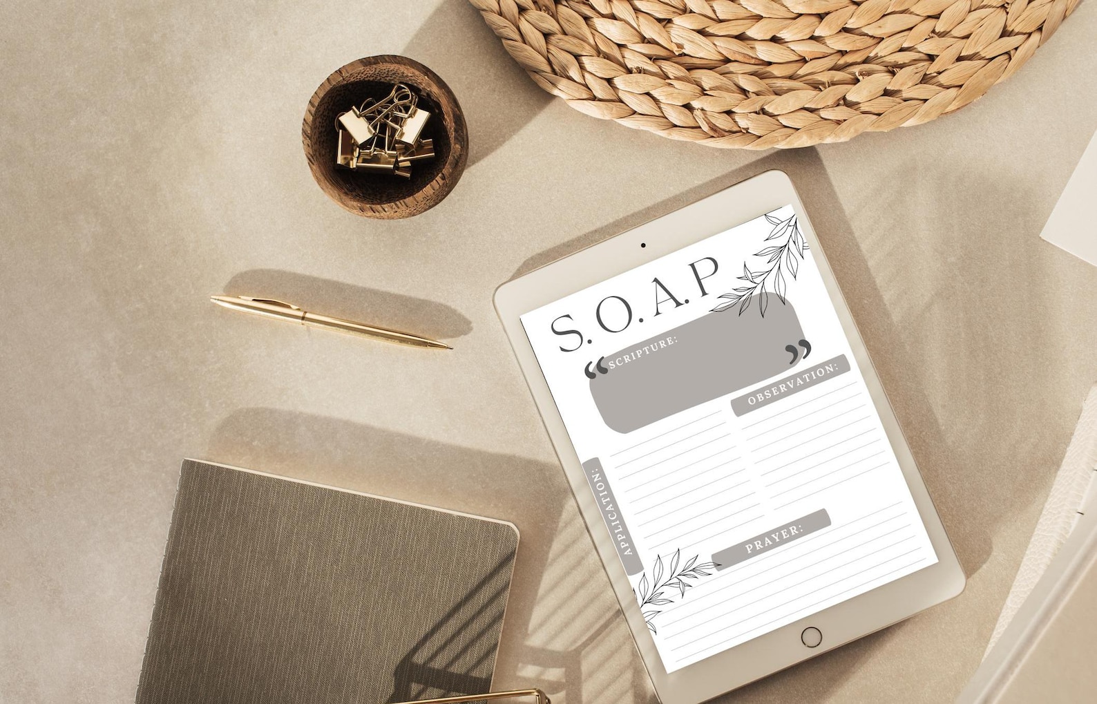 Printable SOAP Bible Study Template SOAP Study Method Bible Study ...