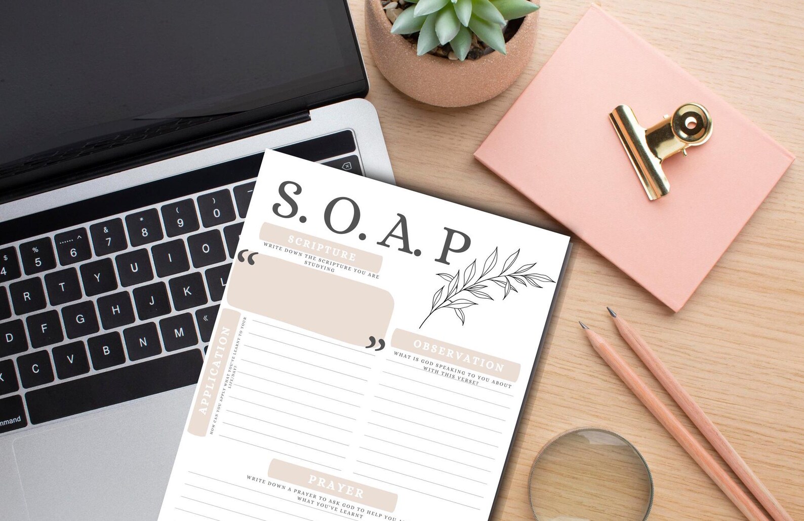 Printable SOAP Bible Study Template SOAP Study Method Bible Study ...