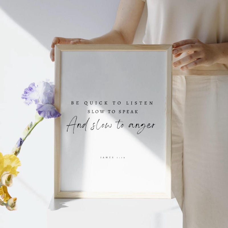 James 1 19 - Etsy