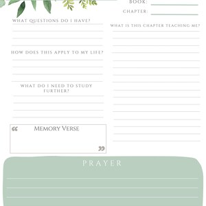 Digital Bible Study | Printable | Digital Bible Template | Bible ...