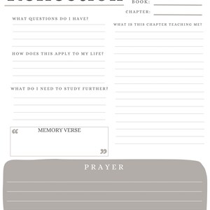 Digital Bible Study BUNDLE Printable Digital Bible Template Bible ...