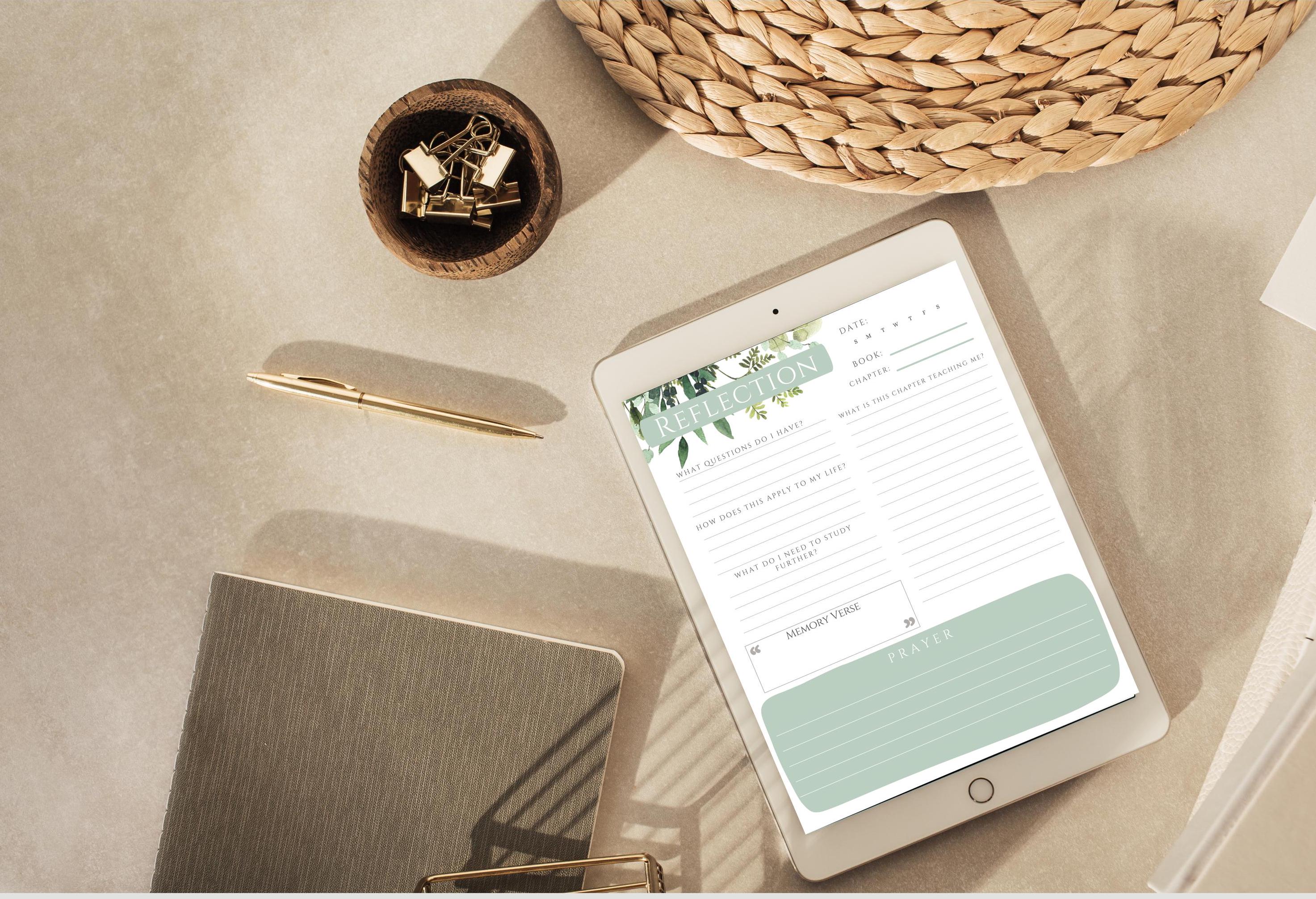 Digital Bible Study | Printable | Digital Bible Template | Bible ...