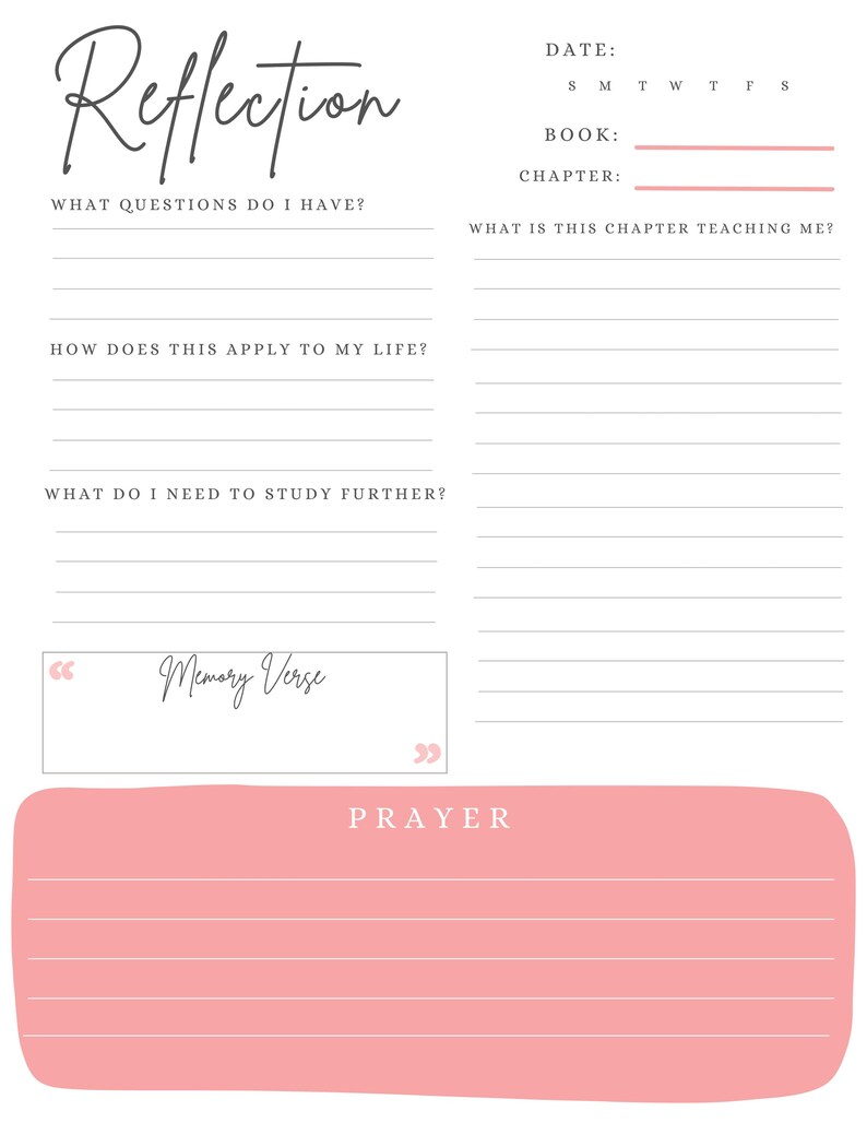 Bible Chapter Summary Template | Bible Study | Bible Template | Bible ...