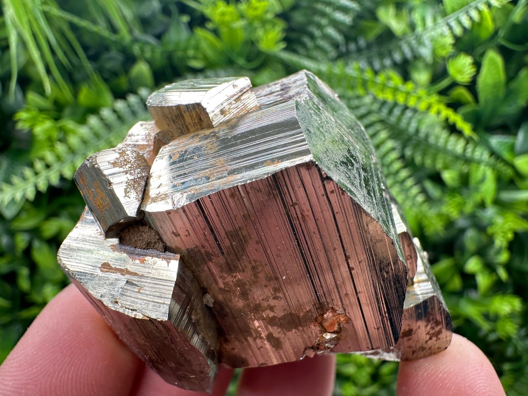 Stunning Red Pyrite,hematite Covered Pyrite,rainbow Pyrite Cluster ...