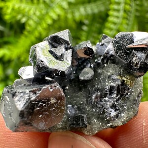 Wonderful Shiny Galena,cahlcopyrite on Needle Quartz Natural Minerals ...