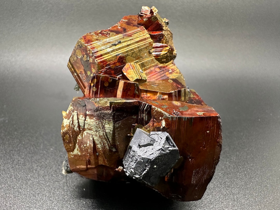 Wonderful Pyrite Covered Whit Iron Oxide Hematite Whit Galena Natural ...