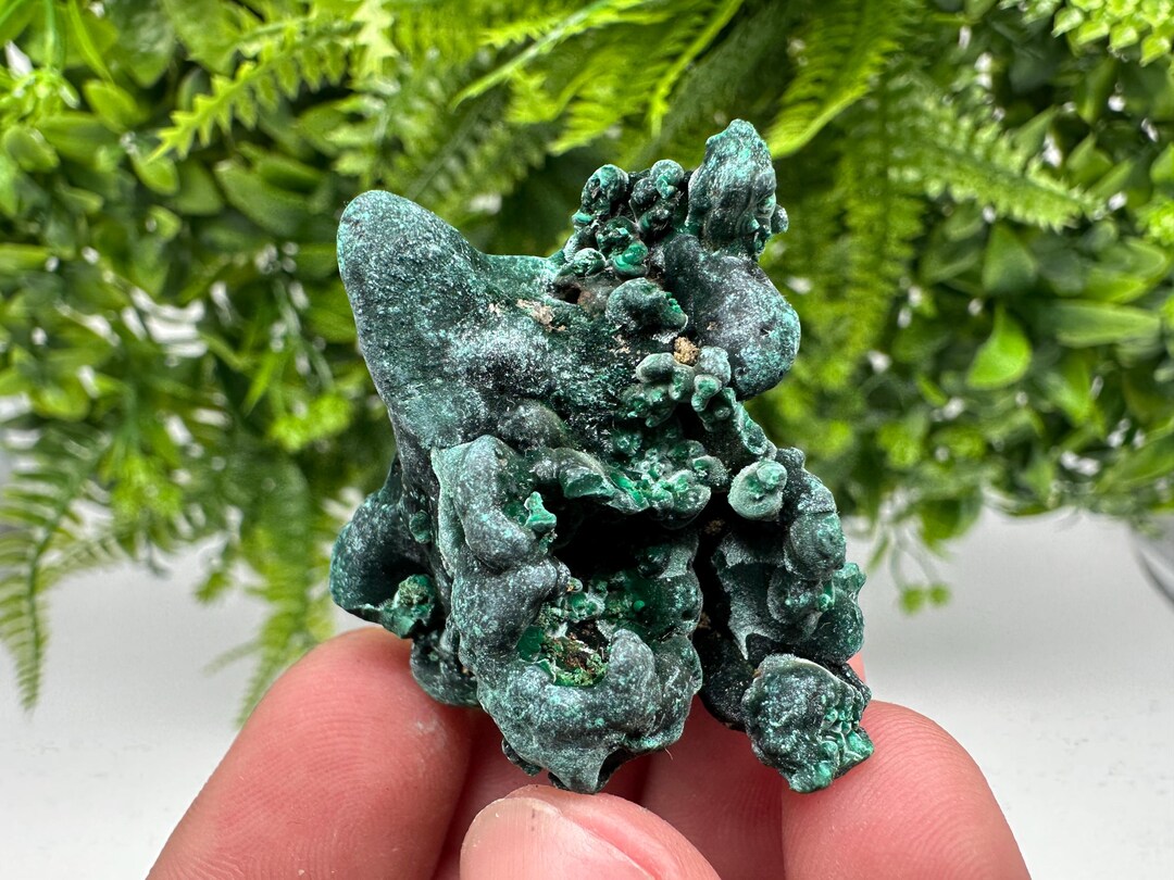 Congo Malachite Crystal Specimen, Polished Green Stone - Etsy
