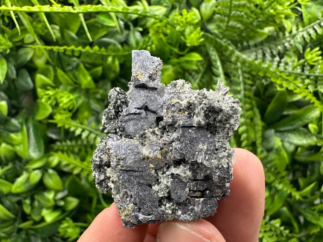 Pyrite on Galena With Quartz, Borieva Mine Mineral Specimen - Etsy UK