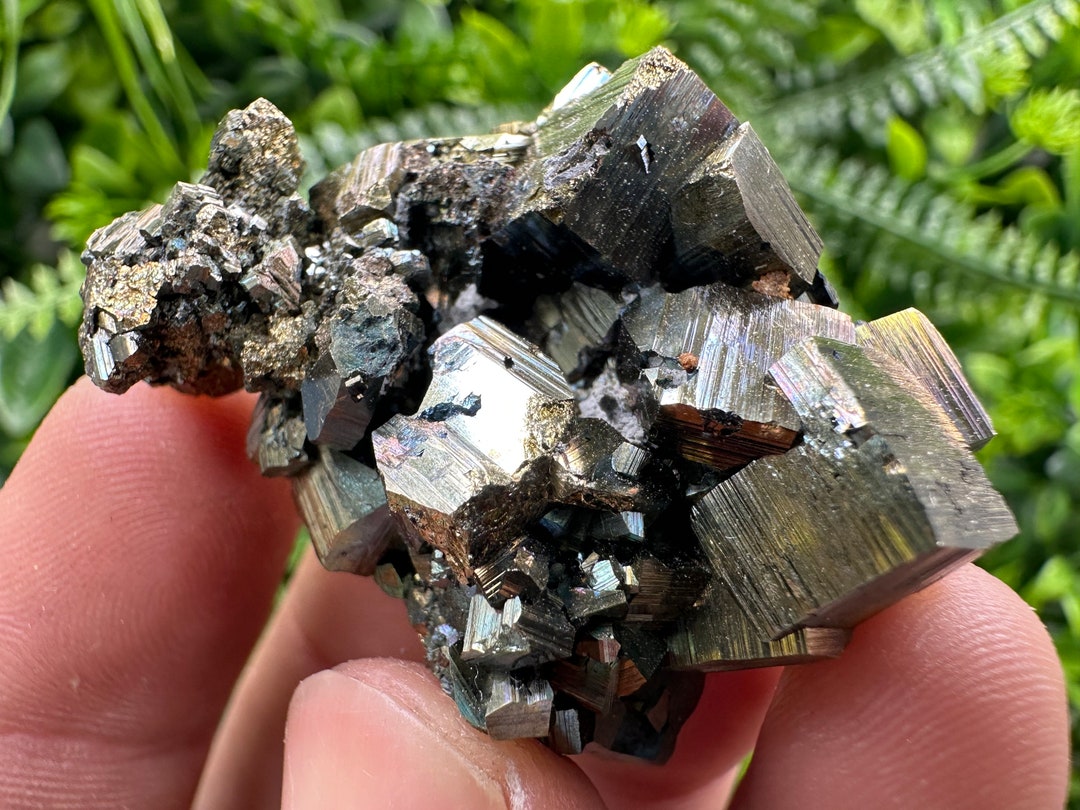 Stunning Rainbow Pyrite,from Borieva Mine,bulgaria,natural Minerals ...