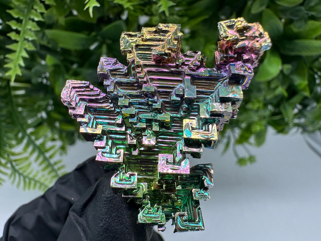 Rainbow Bismuth Crystal: Rare Gemstone Specimen,wholesale Bismuth - Etsy