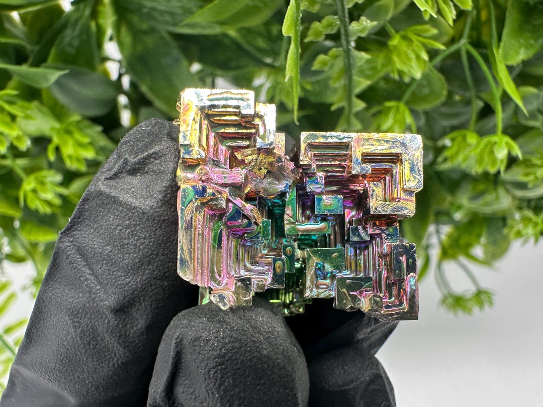 Rainbow Bismuth Crystal: Rare Gemstone Specimen,wholesale Bismuth - Etsy