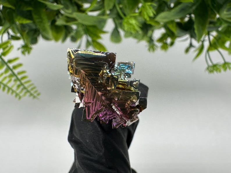 Rainbow Bismuth Crystal: Rare Gemstone Specimen,wholesale Bismuth - Etsy UK