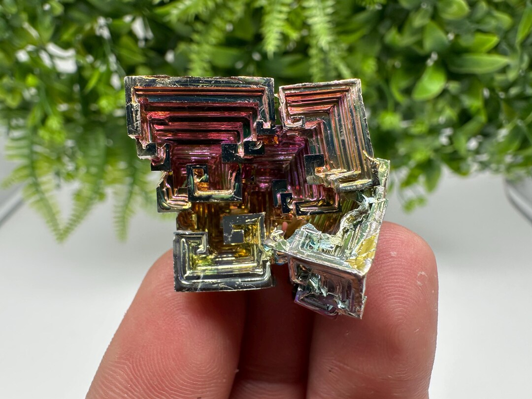 Rainbow Bismuth Crystal: Rare Gemstone Specimen,wholesale Bismuth - Etsy